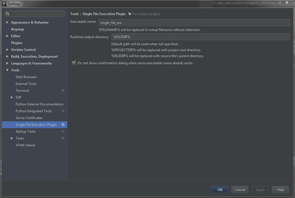 C/C++ Single File Execution Plugin - corochannNote