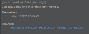 Javadoc coding rule of @link, @linkplain, @see