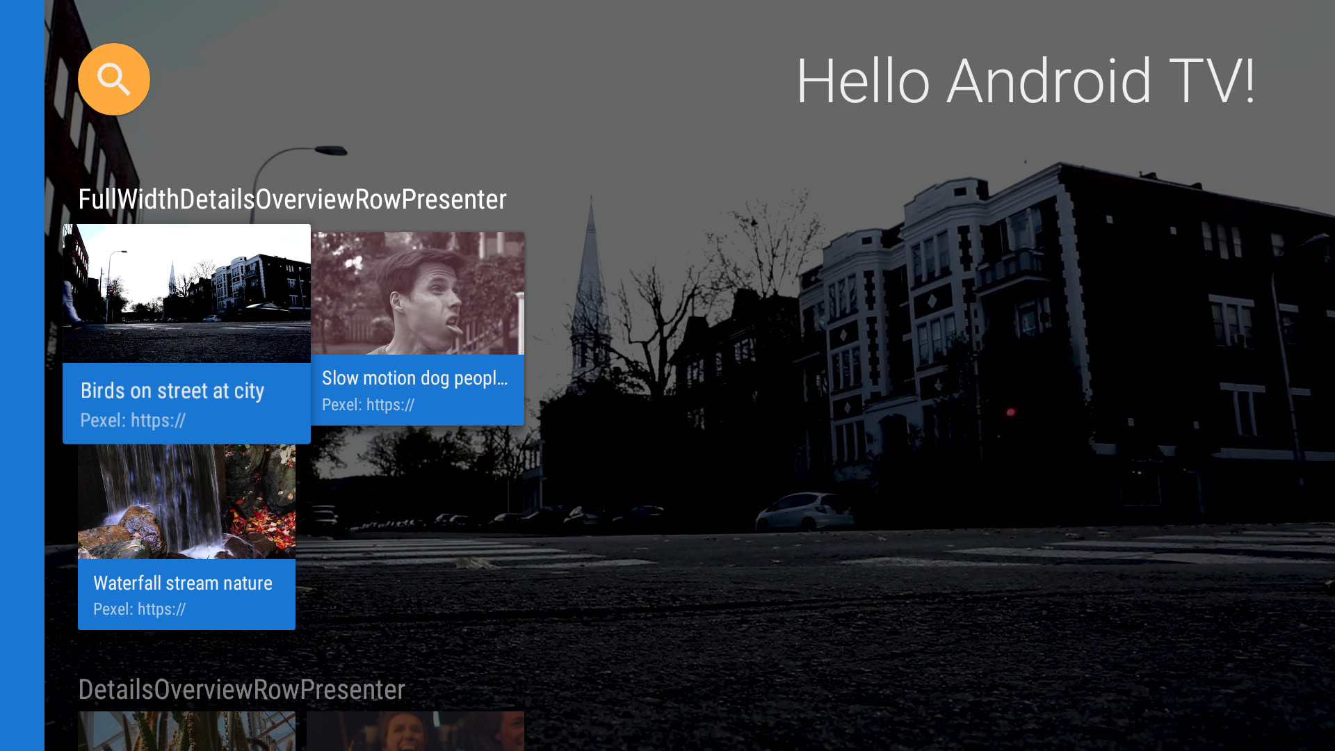 BrowseFragment ListRow customization– Android TV application hands on tutorial 18